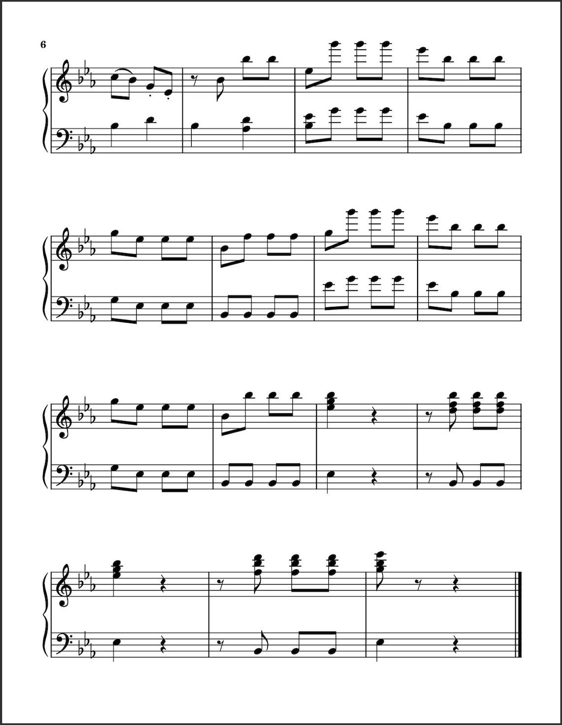 SIMPLIFIED Symphony No. 5 in C Minor | Easy Beethoven Piano Sheet Music ...