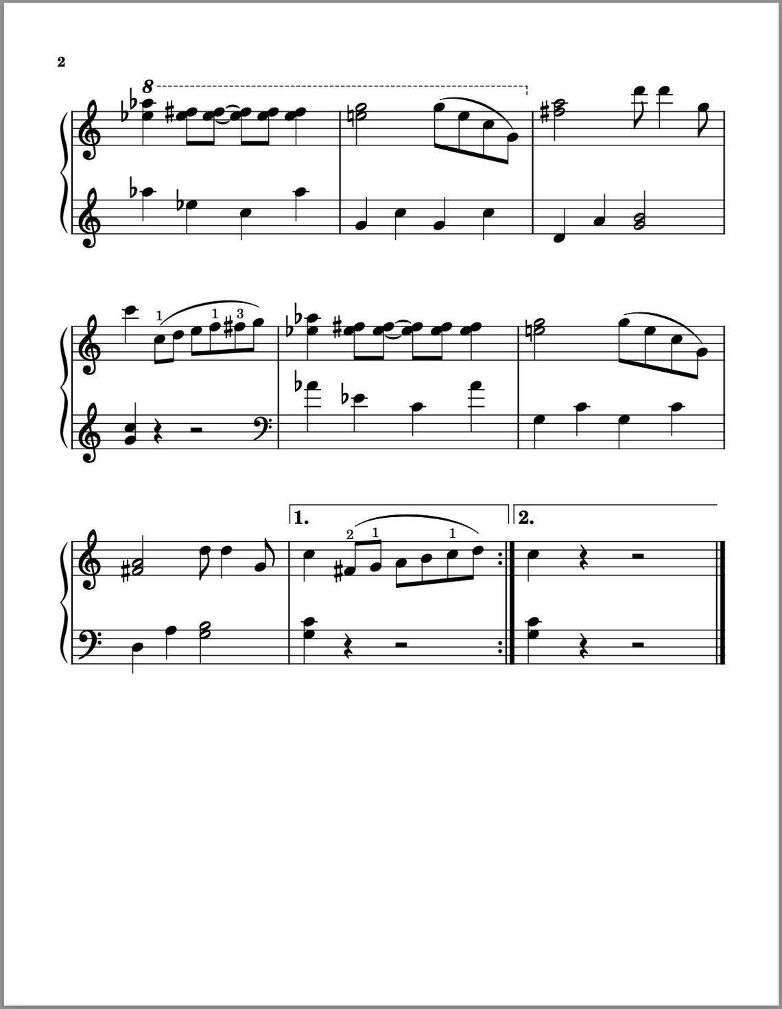 SIMPLIFIED the Cascades | Easy Joplin Ragtime Piano Sheet Music - Printable PDF - Etsy