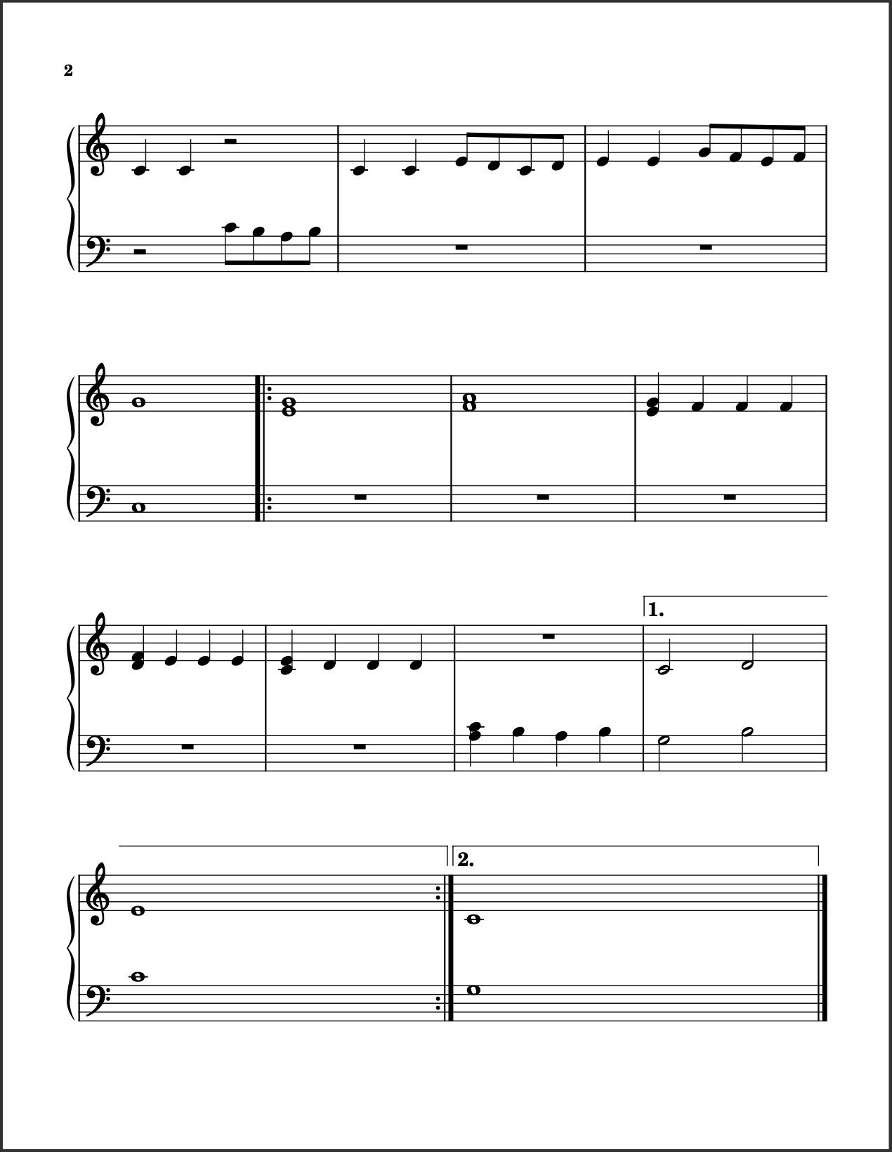 BEGINNER Eine Kleine Nachtmusik (A Little Night Music) by Mozart | Easy ...