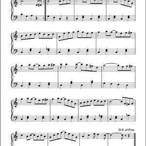 SIMPLIFIED the Entertainer | Easy Joplin Piano Sheet Music - Printable PDF - Etsy