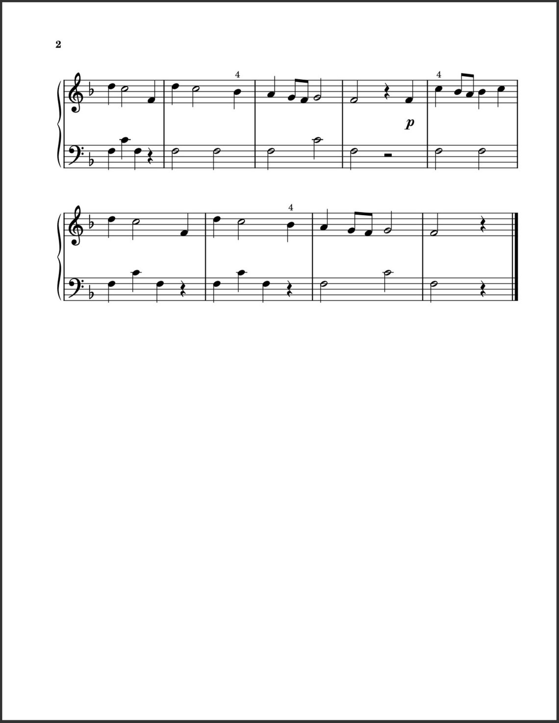 SIMPLIFIED Spring (from the Four Seasons) | Easy Vivaldi Piano Sheet ...