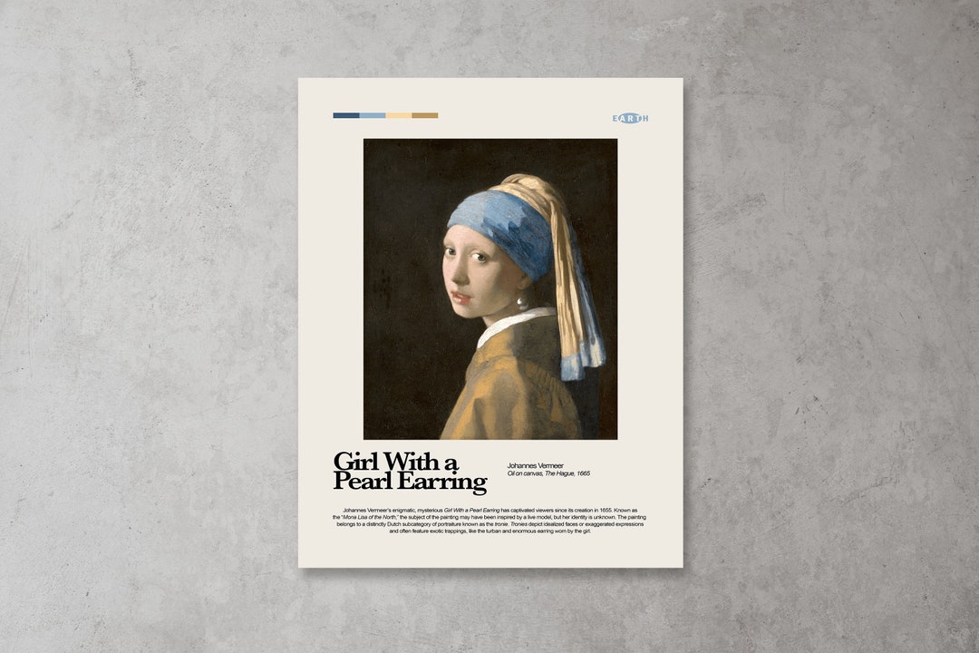 Girl With a Pearl Earring Poster | PRINTABLE Digital Download ...