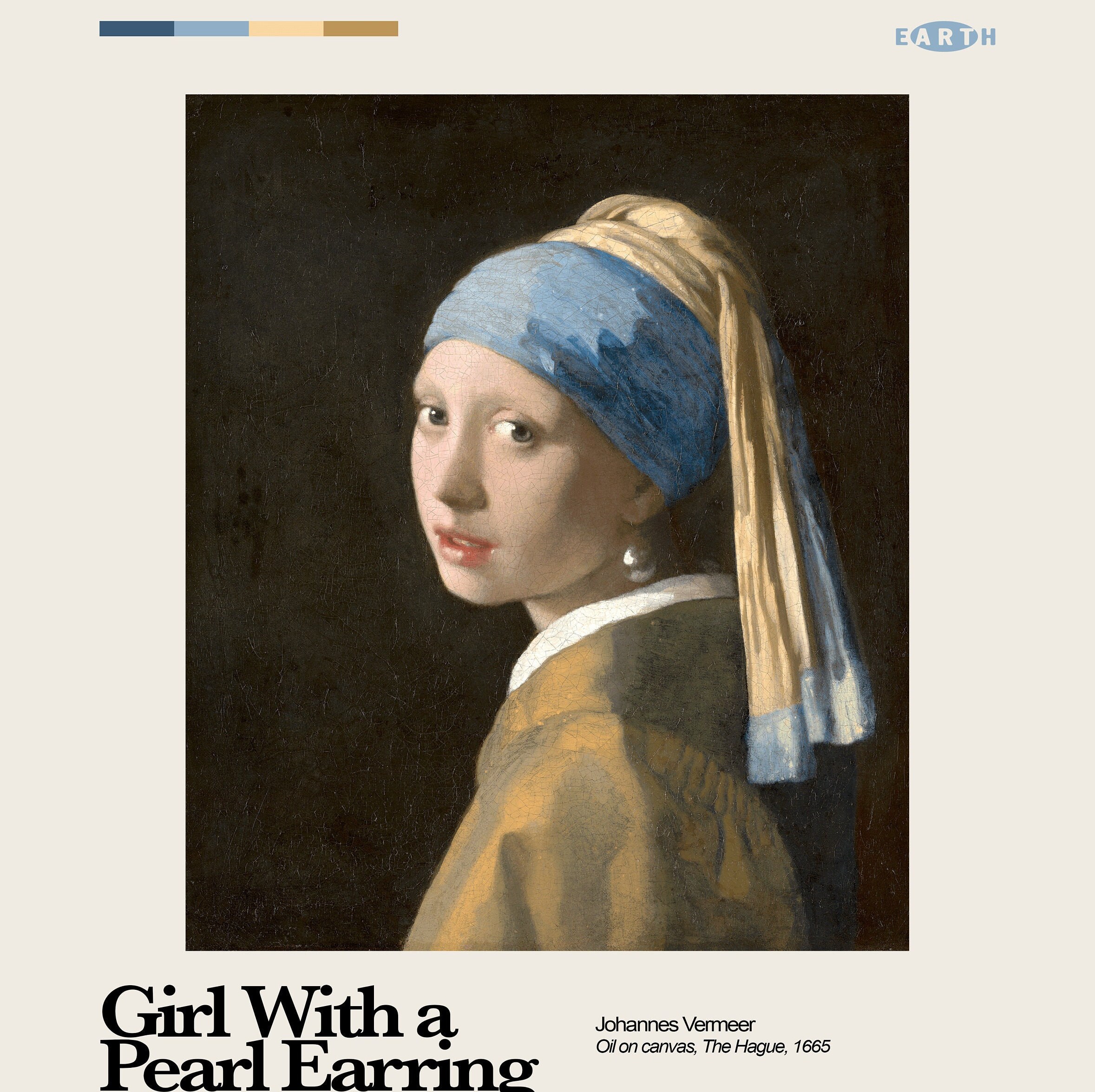 Girl With a Pearl Earring Poster | PRINTABLE Digital Download ...