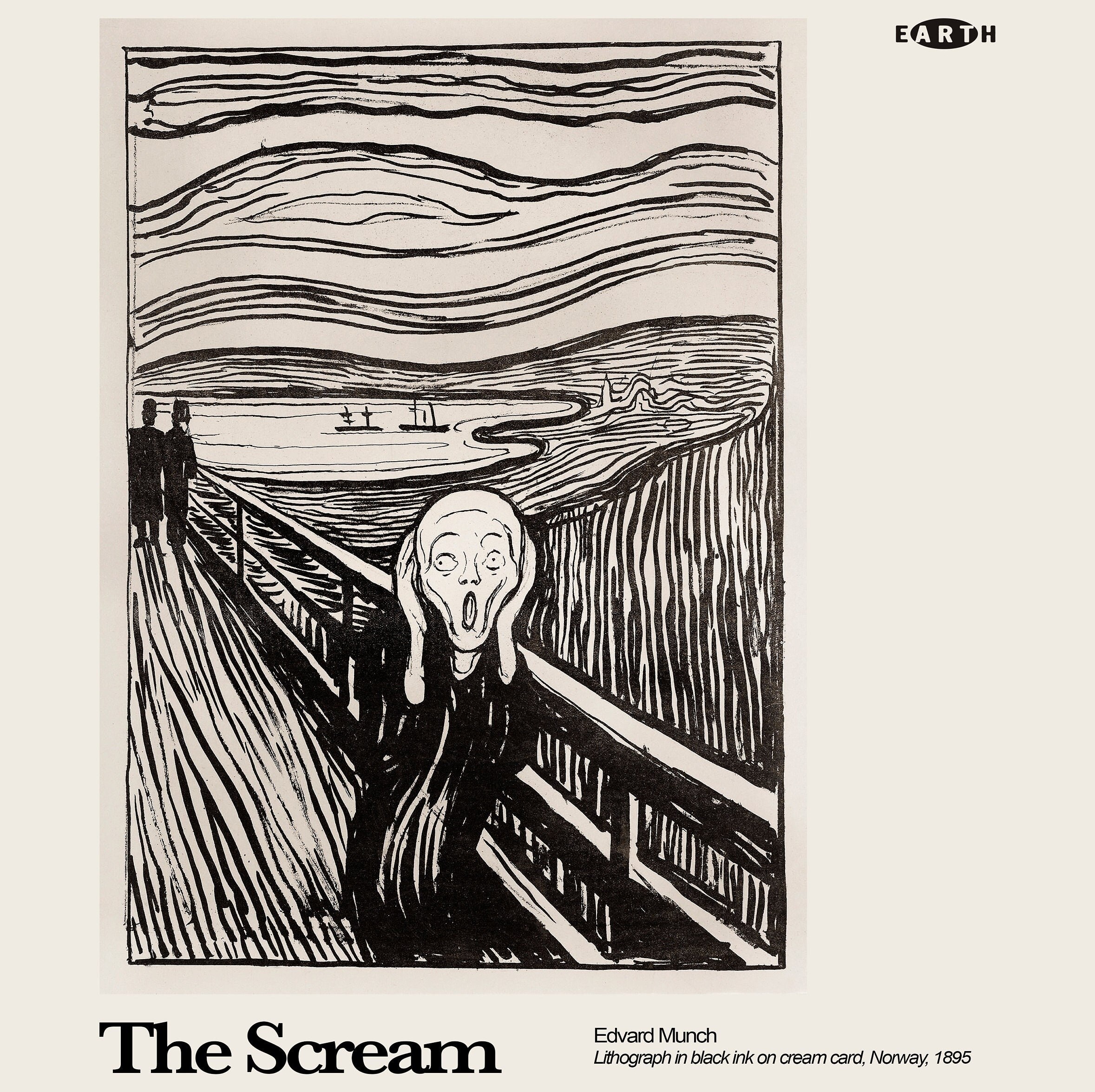 The Scream Poster | PRINTABLE Digital Download | Beautiful Painting ...