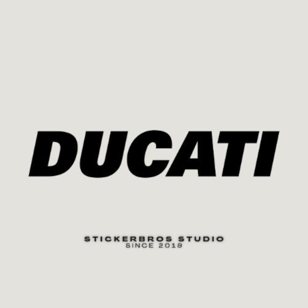 DUCATI Vinyl Decal Stickers - 2 Pack - Ducati Decal, Racing Decal ...
