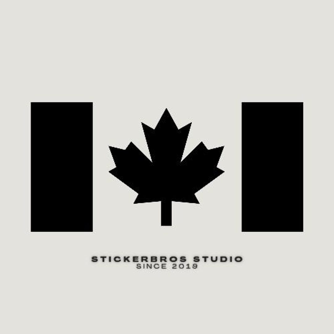 Canada Flag Vinyl Decal Stickers - 2 Pack - Canada Decal, Canadian ...