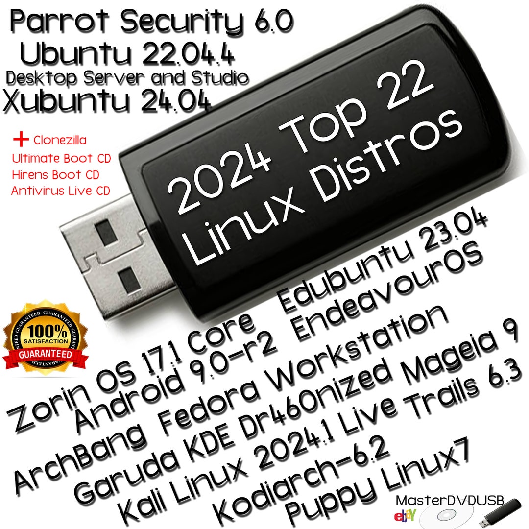 Ultimate 22-in-1 Multi Boot Top 2024 Linux Distros USB - Latest ...