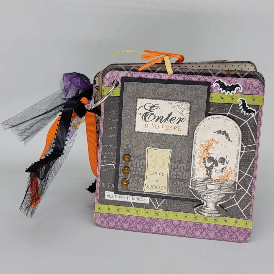 31 Days of Spook Interactive Mini Album - Etsy