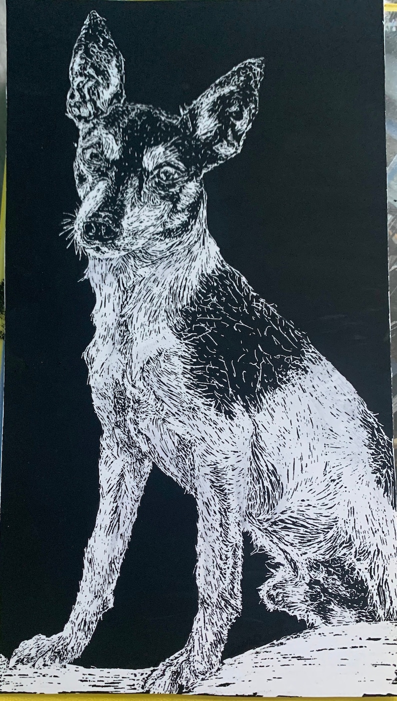 Sribble/scratch Art - Etsy