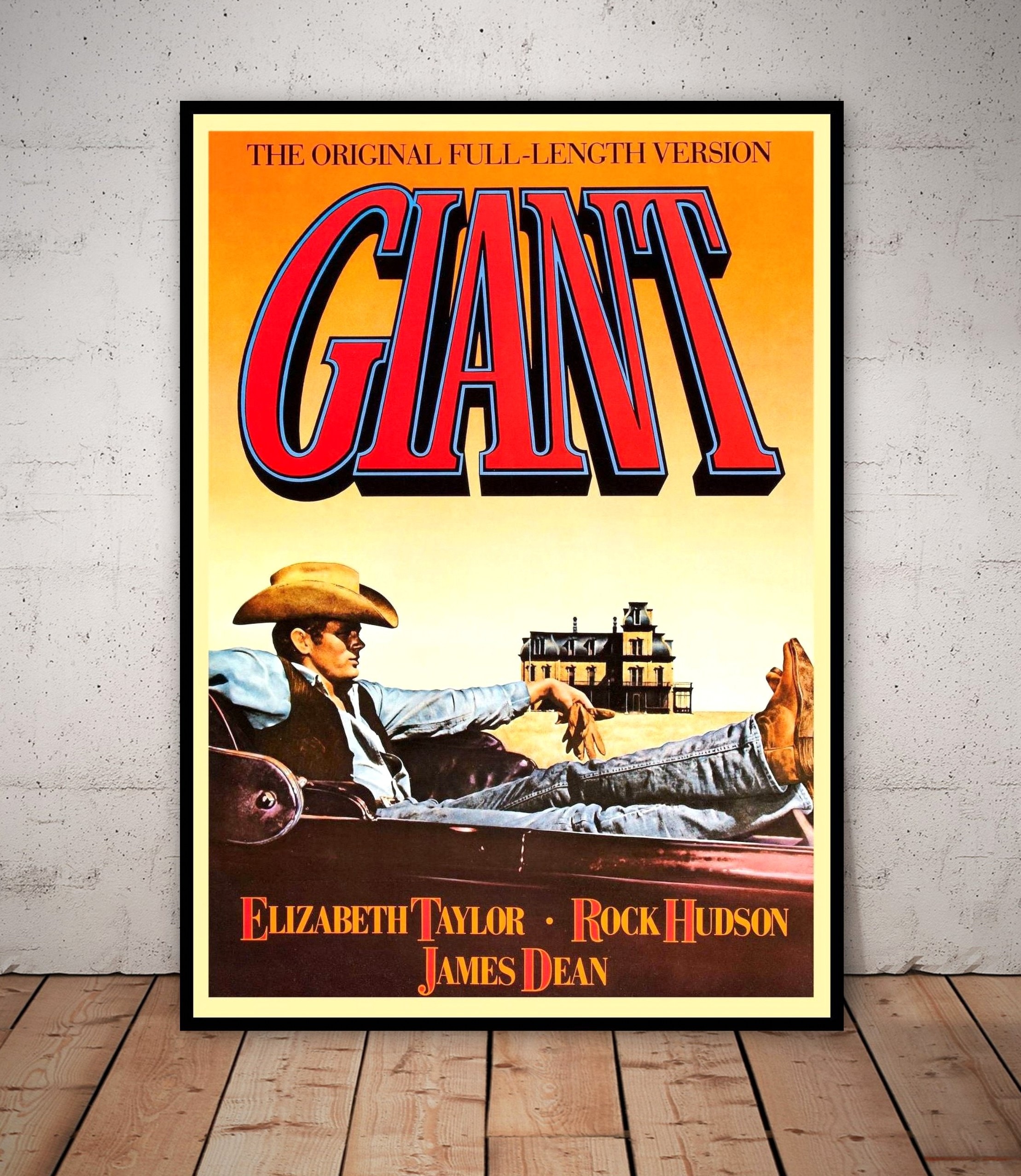 Giant James Dean Movie Poster Digital Download Printable Art - Etsy