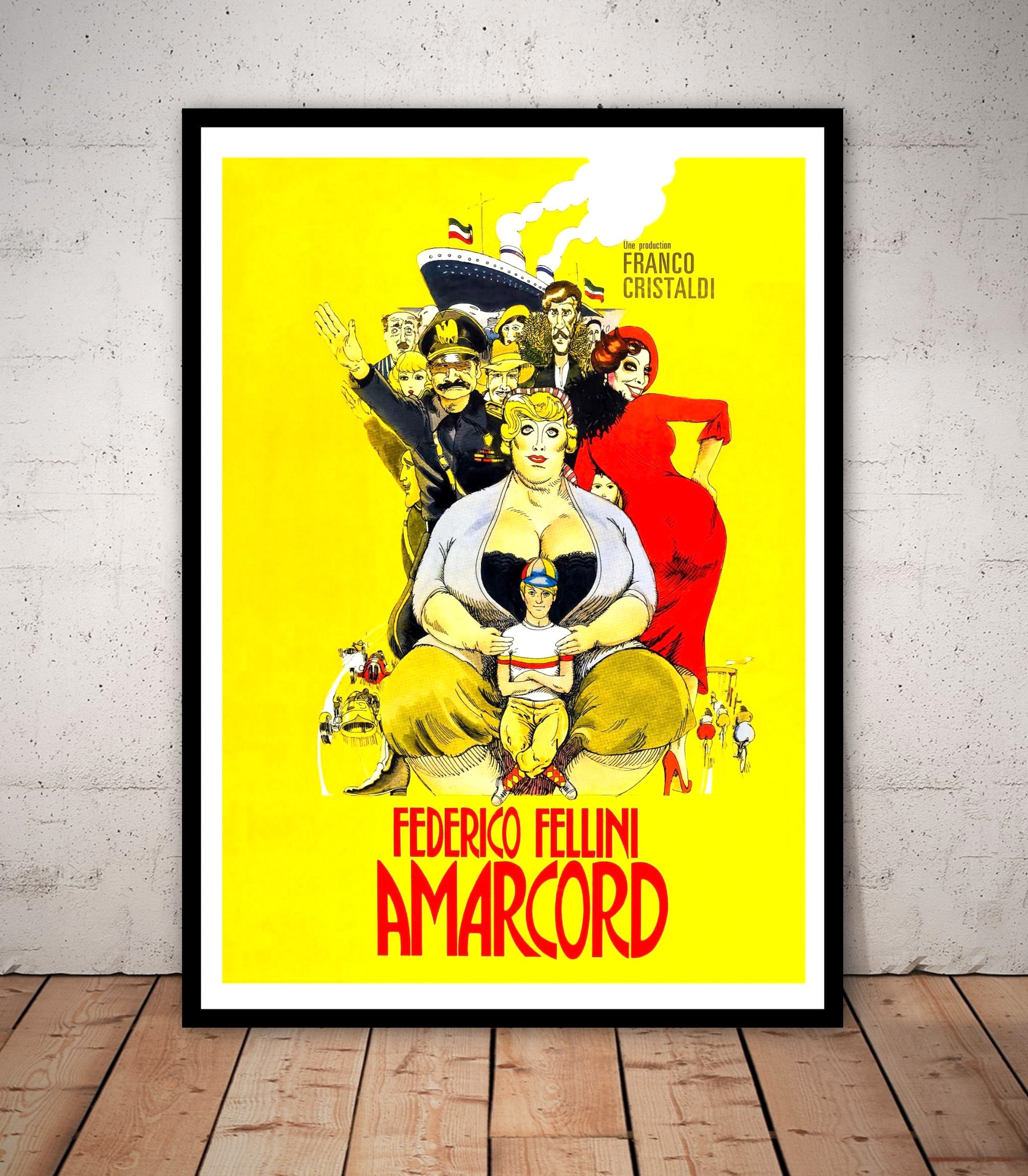Amarcord - Movie Classic - Vintage Poster - Fellini - Digital Download - Printable Art - Etsy