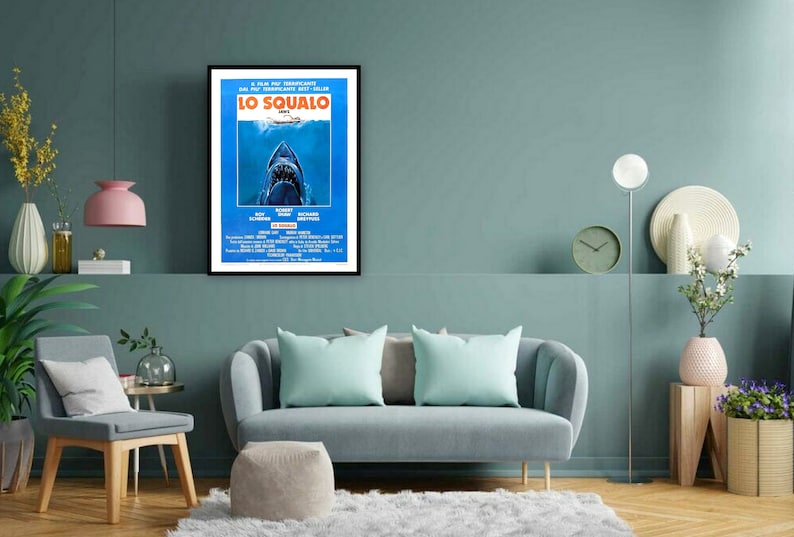 Jaws Vintage Movie Poster 1975 RARE Italian Version - Etsy