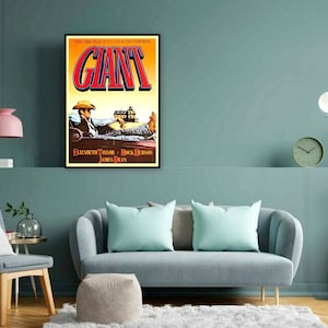 Giant - James Dean - Movie Poster - Digital Download - Printable Art - Etsy