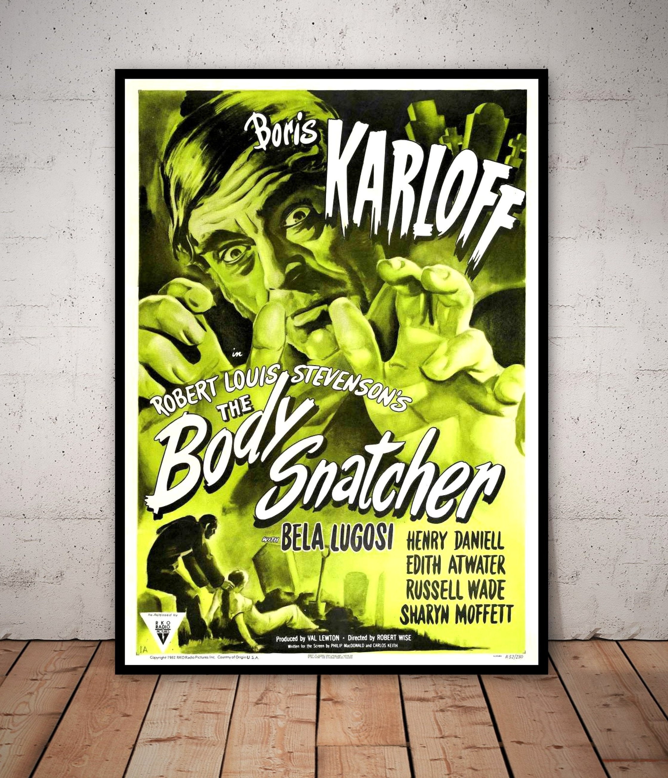 Body Snatcher Boris Karloff Vintage Horror Digital - Etsy