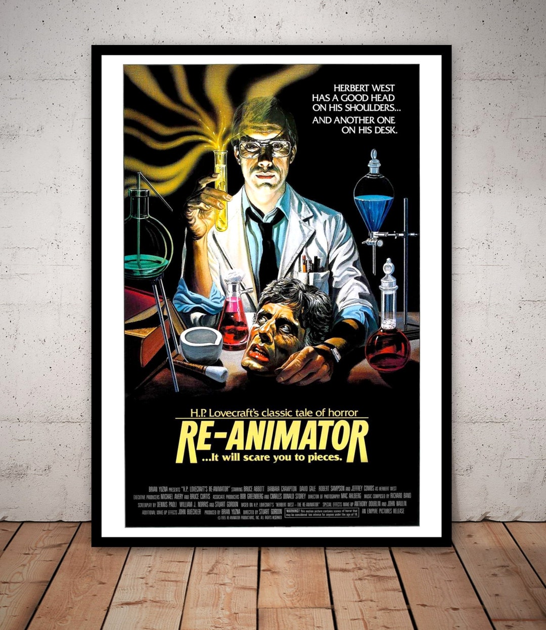 Re-animator - Retro Horror Movie - Poster - Digital Download - Etsy