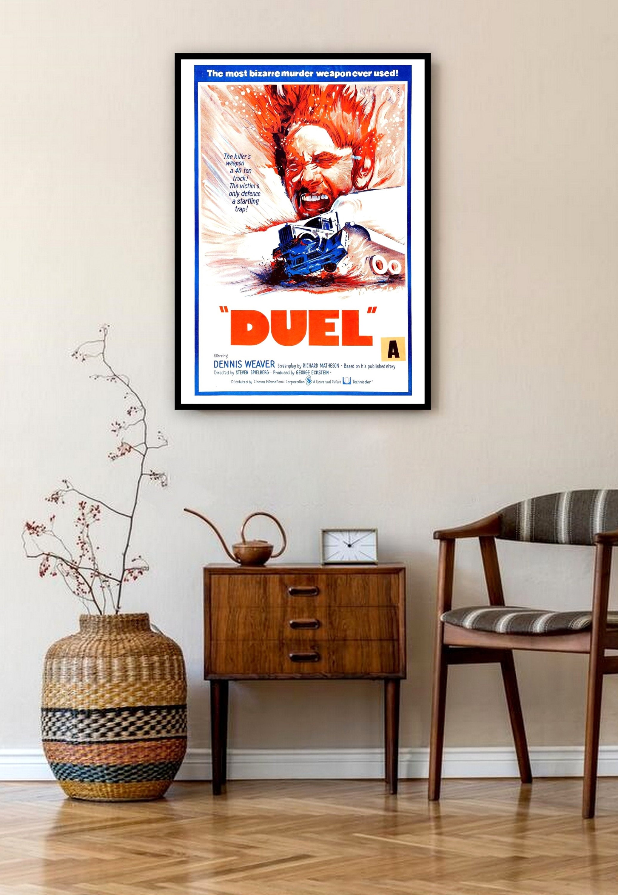 Duel Movie Classic Poster 1971 Spielberg Cult Classic - Etsy