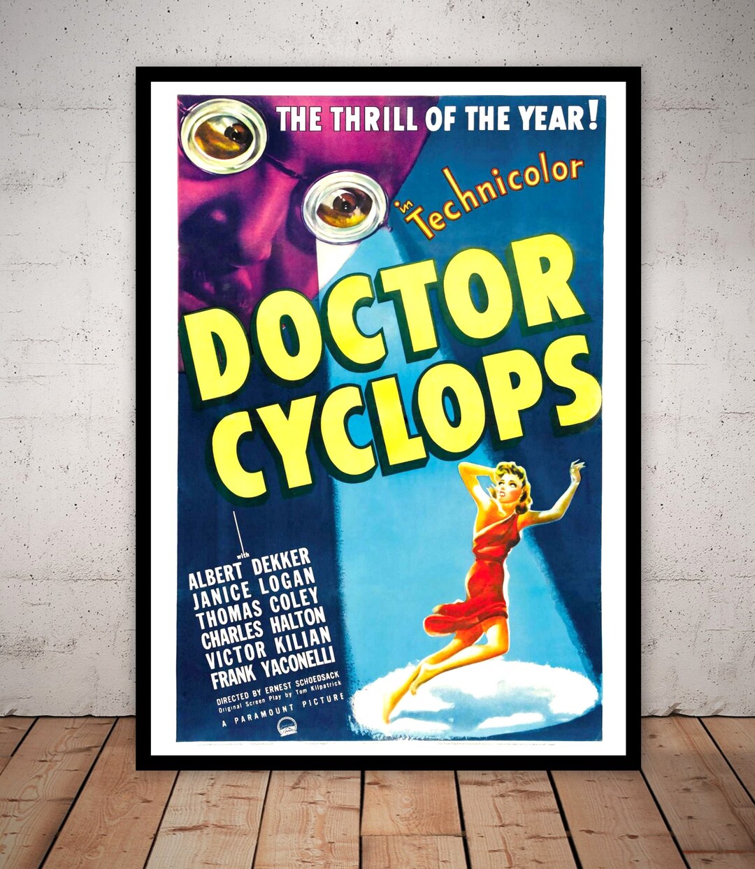 Doctor Cyclops - Vintage Horror Movie - Poster - Digital Download ...