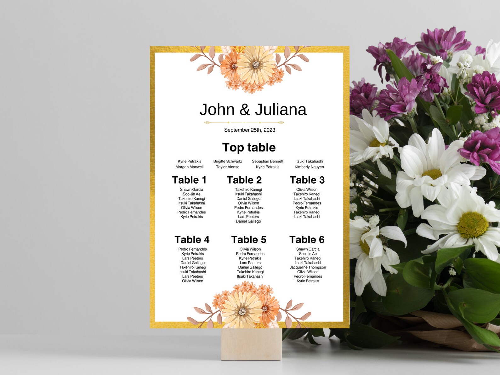 Editable Wedding Table Plan Template Printable Seating Plan DIY Table ...