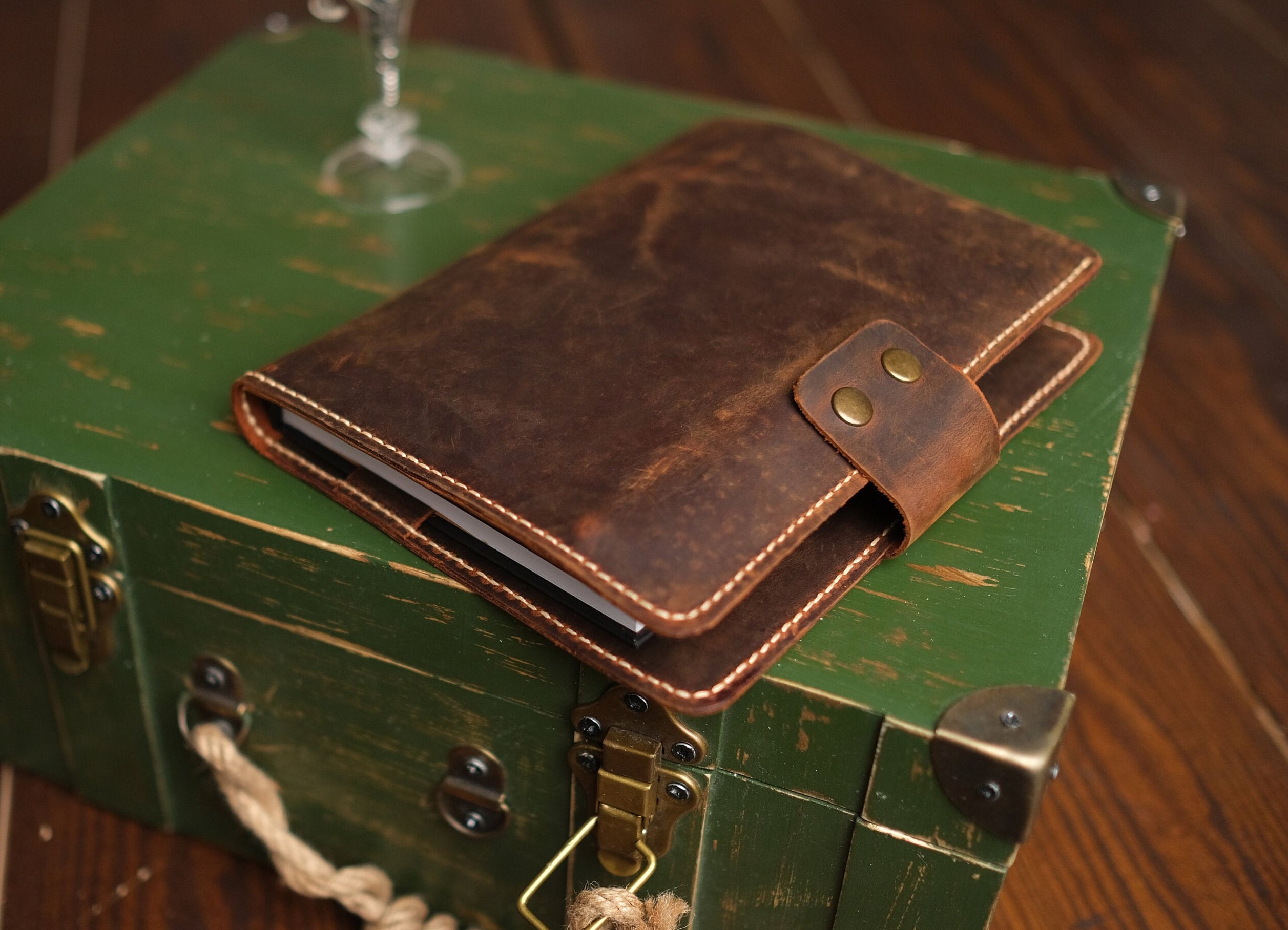 Personalized Leather Portfolio Business Leather Portfolio - Etsy