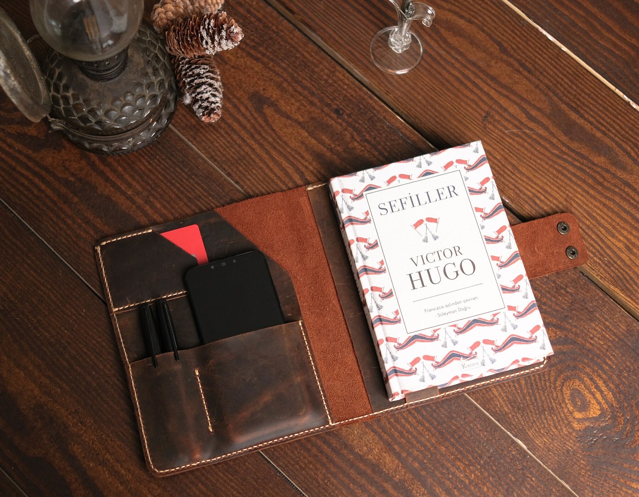 Personalized Leather Portfolio Business Leather Portfolio - Etsy