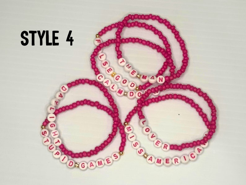 Taylor Swift Friendship Bracelets, Eras Tour Bracelets, Lover Album ...