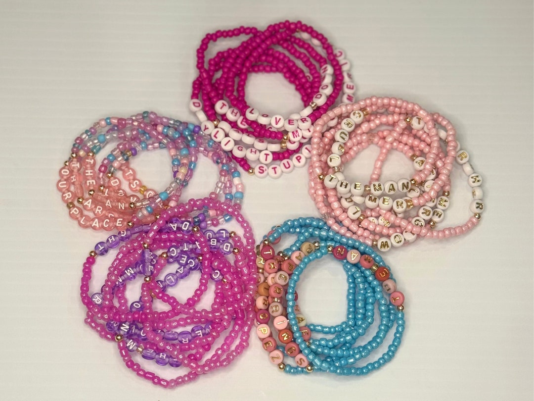 Taylor Swift Friendship Bracelets, Eras Tour Bracelets, Lover Album ...