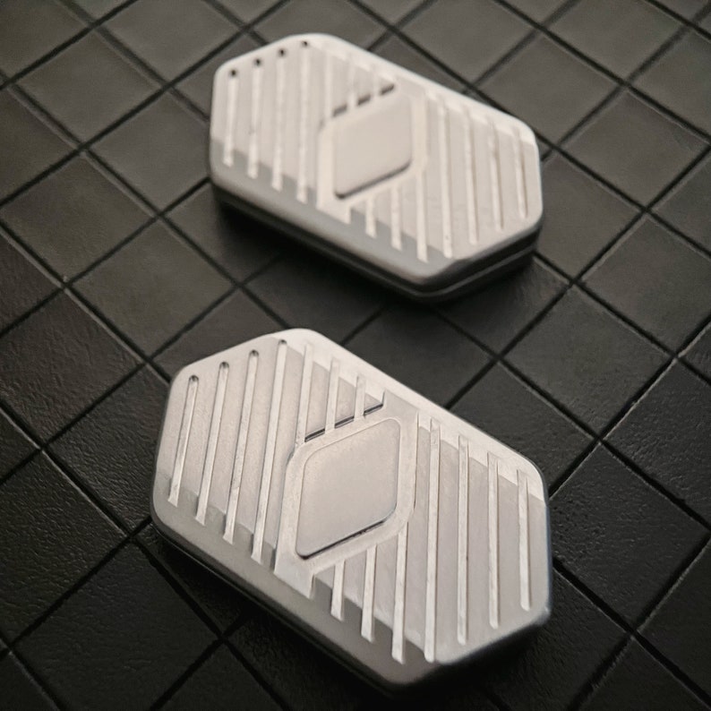 True Thick SUS Metal Fidget Slider Anxiety Relief EDC Gear Pocket ...