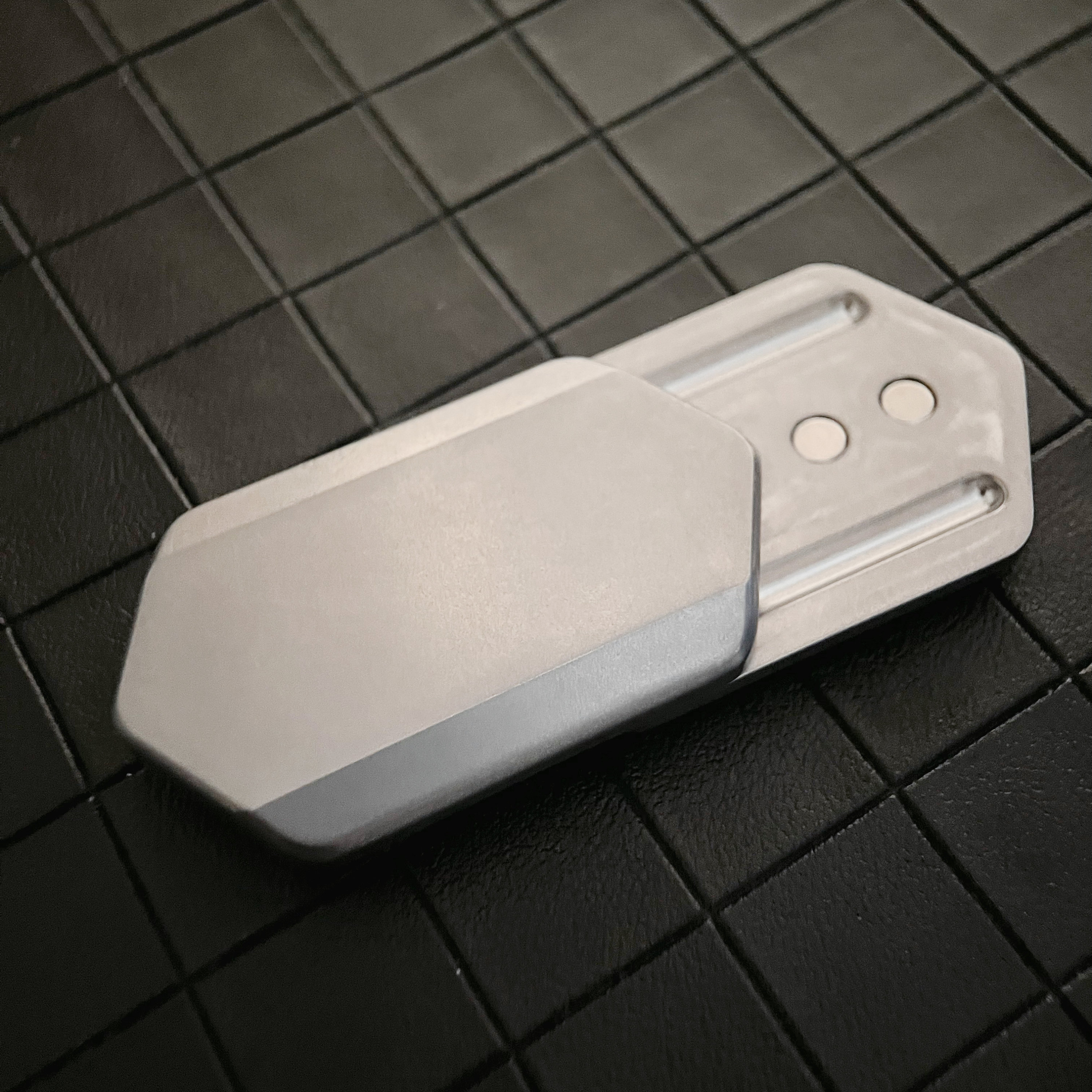 True Thick SUS Metal Fidget Slider Anxiety Relief EDC Gear Pocket ...