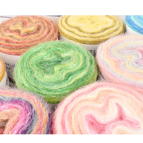 Multicolor Wool Yarn - Etsy