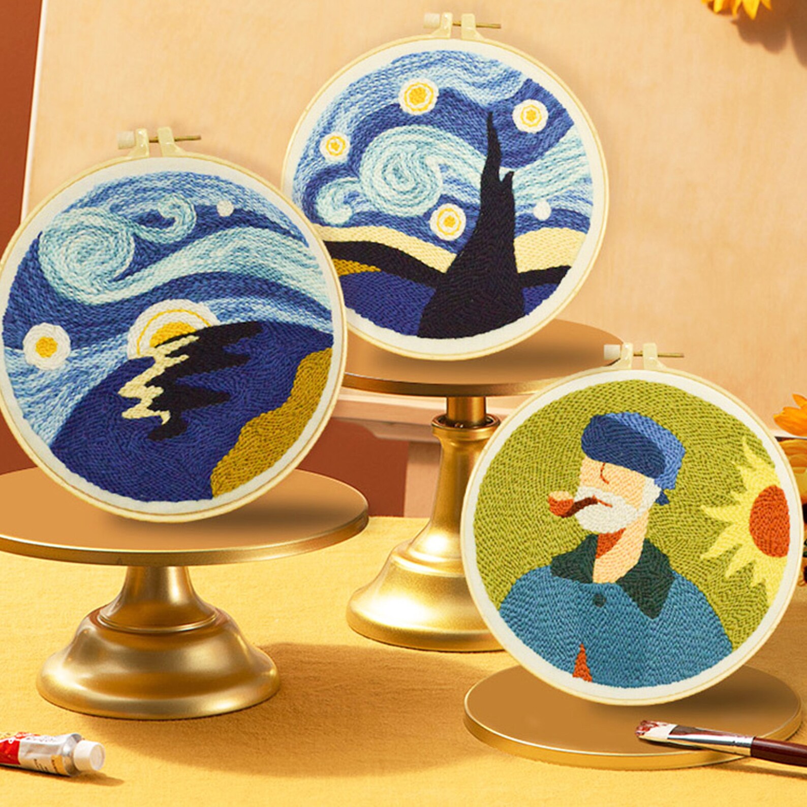 Punch Needle Kits Beginner Punch Needle Embroidery Starter - Etsy