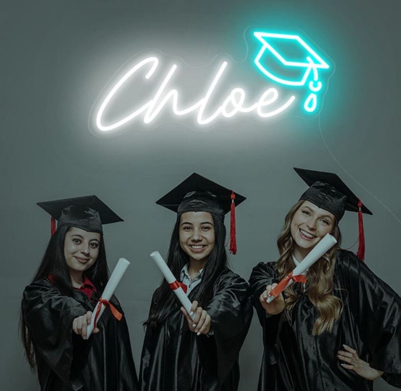 Custom Graduation Name LED Neon Sign: Personalized Party Decor - Etsy