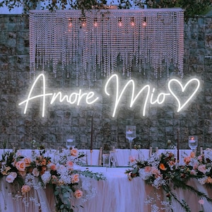 That's Amore Custom LED Neon Sign | Bridal Shower Decor | Wedding ...