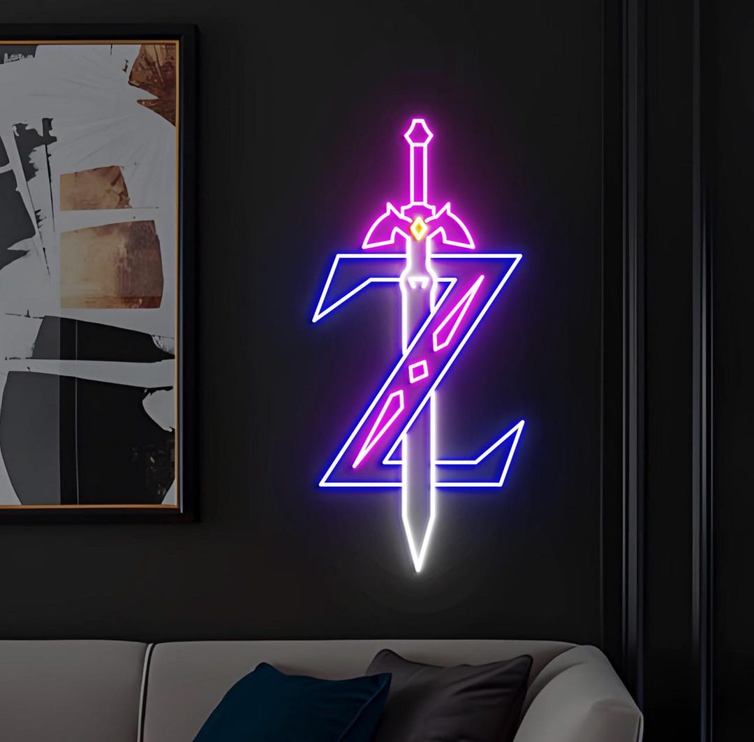 Custom Sword LED Neon Sign: Gamer Room Wall Decor - Etsy