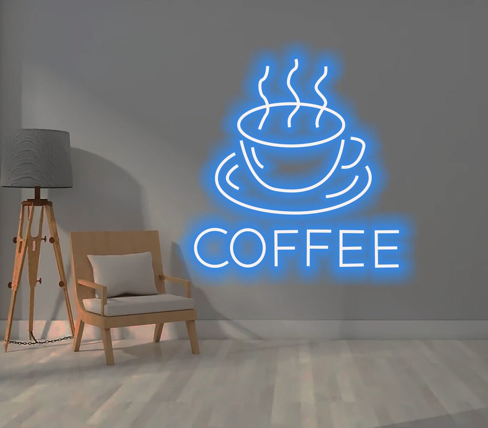 Custom Coffee Cup LED Neon Sign: Cafe Decor - Etsy