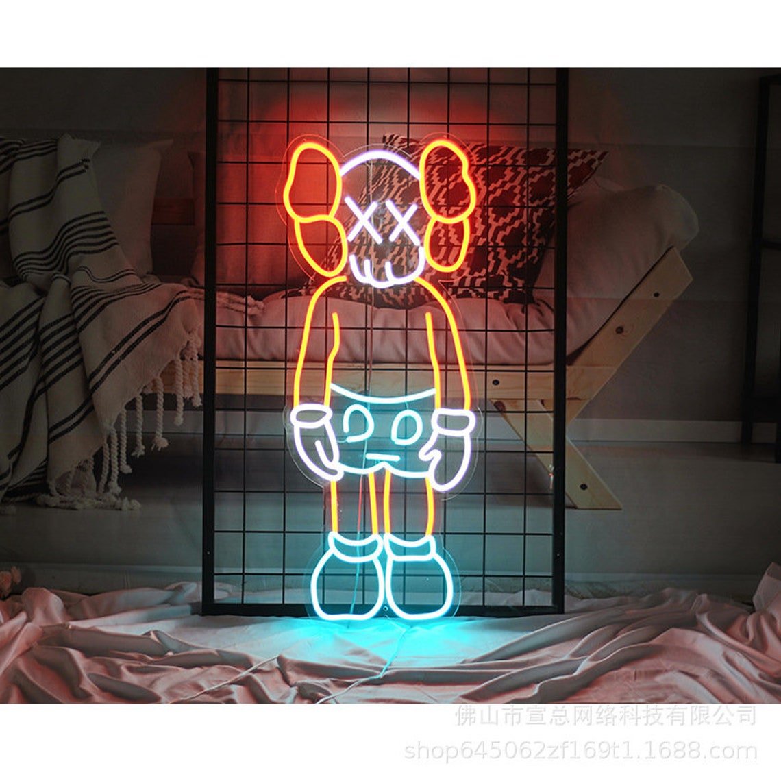 Kaws Neon Sign Led Anime Neon Sign Custom Neon Sign Kaw - Etsy UK