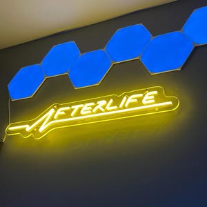Afterlife Neon Sign: Gamer Room LED Wall Decor - Etsy