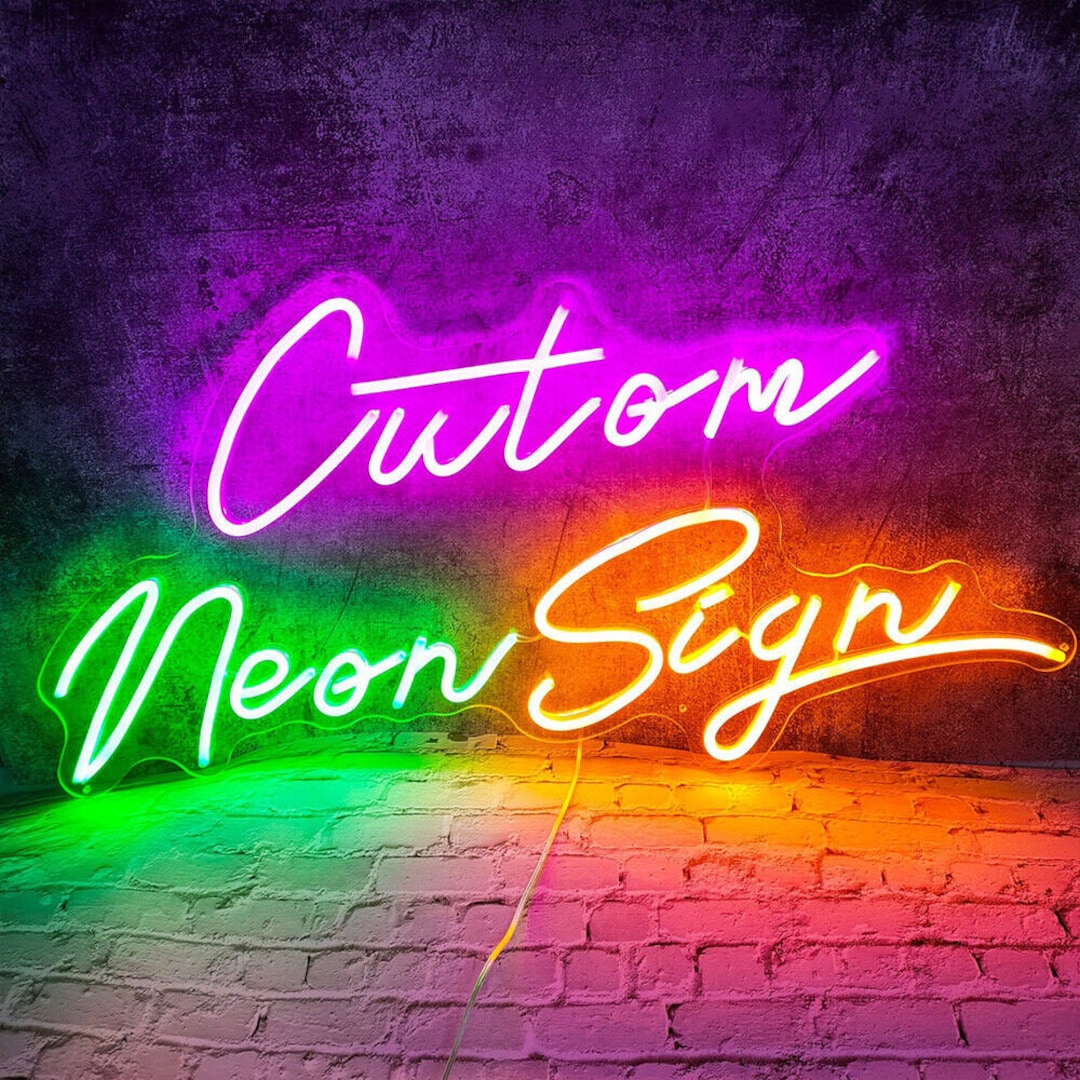 Custom Neon Sign | Neon Sign | Wedding Neon Sign | Led Neon Sign | Name ...
