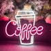 Custom Coffee Cup LED Neon Sign: Cafe Decor - Etsy