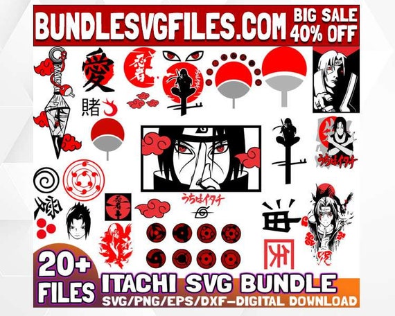 Itachi SVG Bundle Itachi Svg Anime Svg Anime Vector Anime - Etsy