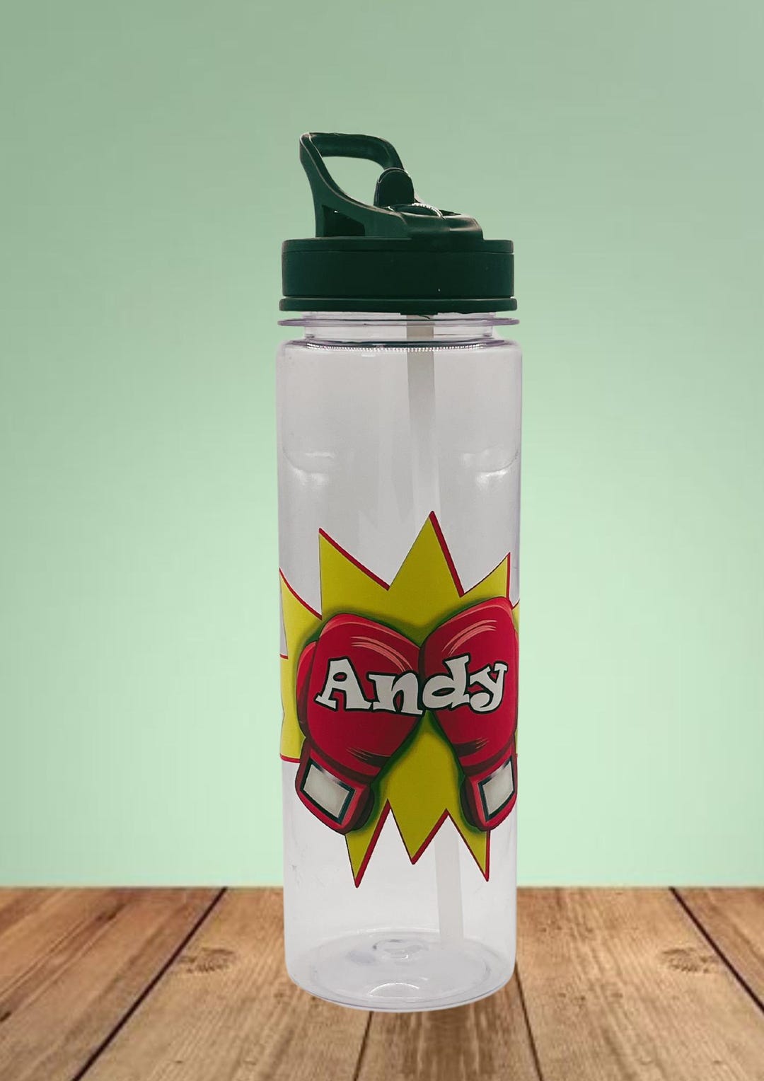 Personalised Name Boxing Drinks Water Bottle 750ml Gift for School ...