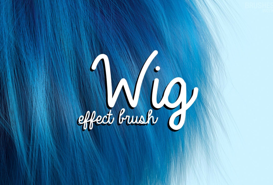 Procreate Wig Effect Brushes - Etsy
