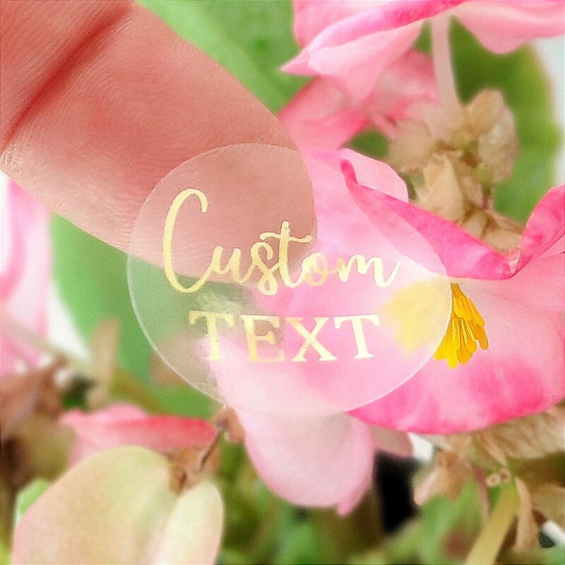 Clear Stickers Custom - Etsy