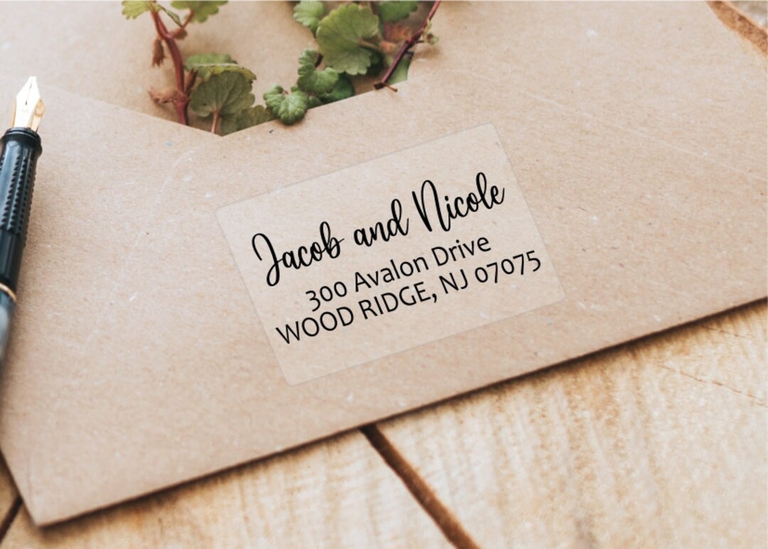 Return Address Labels, Custom Address Stickers, Personalized Address ...