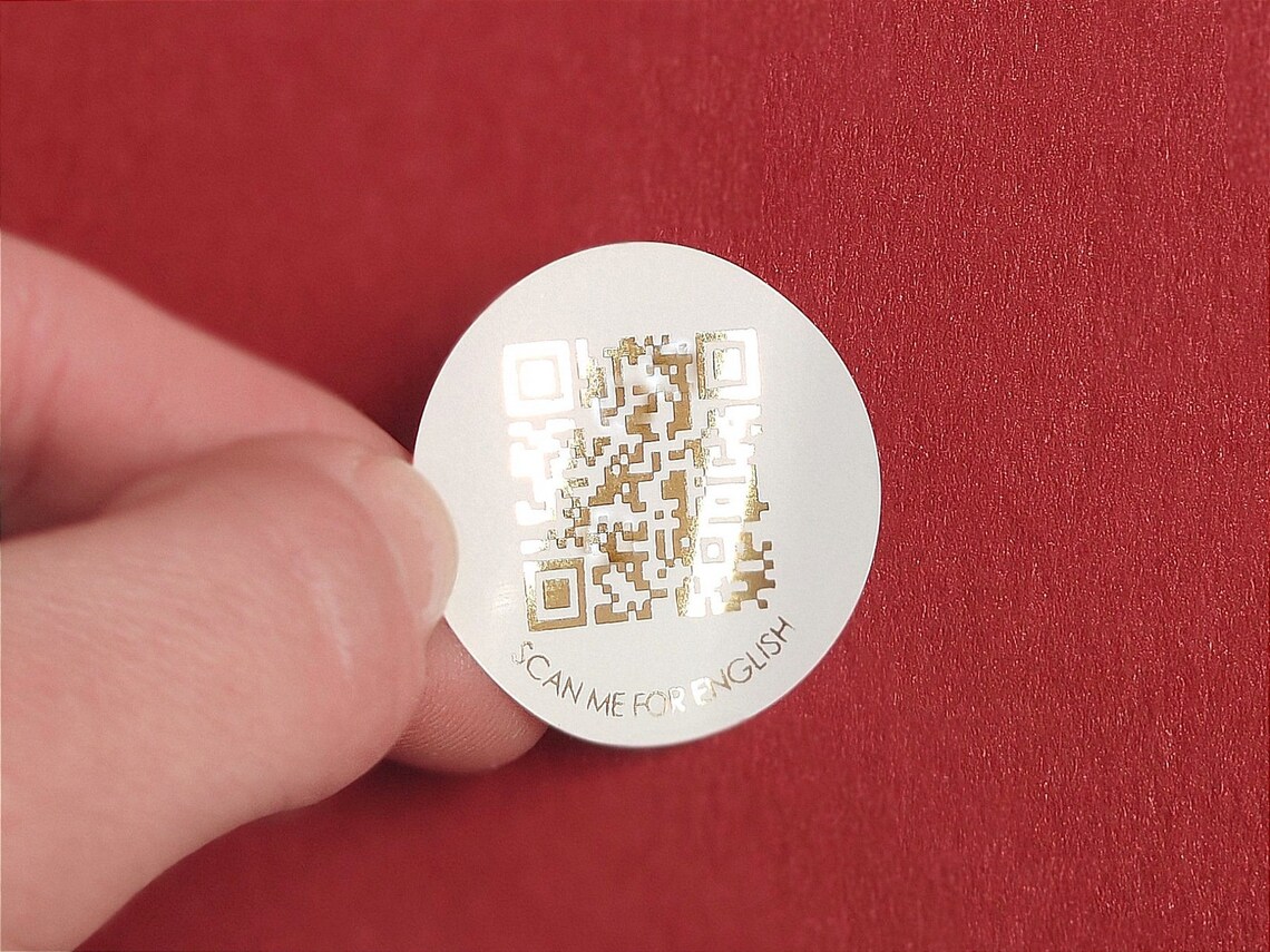 QR Code Stickers for Small Business Custom QR Code Labels QR - Etsy
