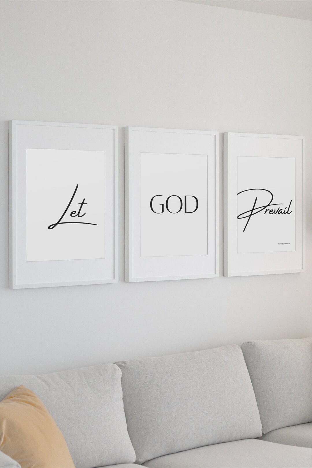 Let God Prevail PRINATABLE Wall Art Bundle. - Etsy