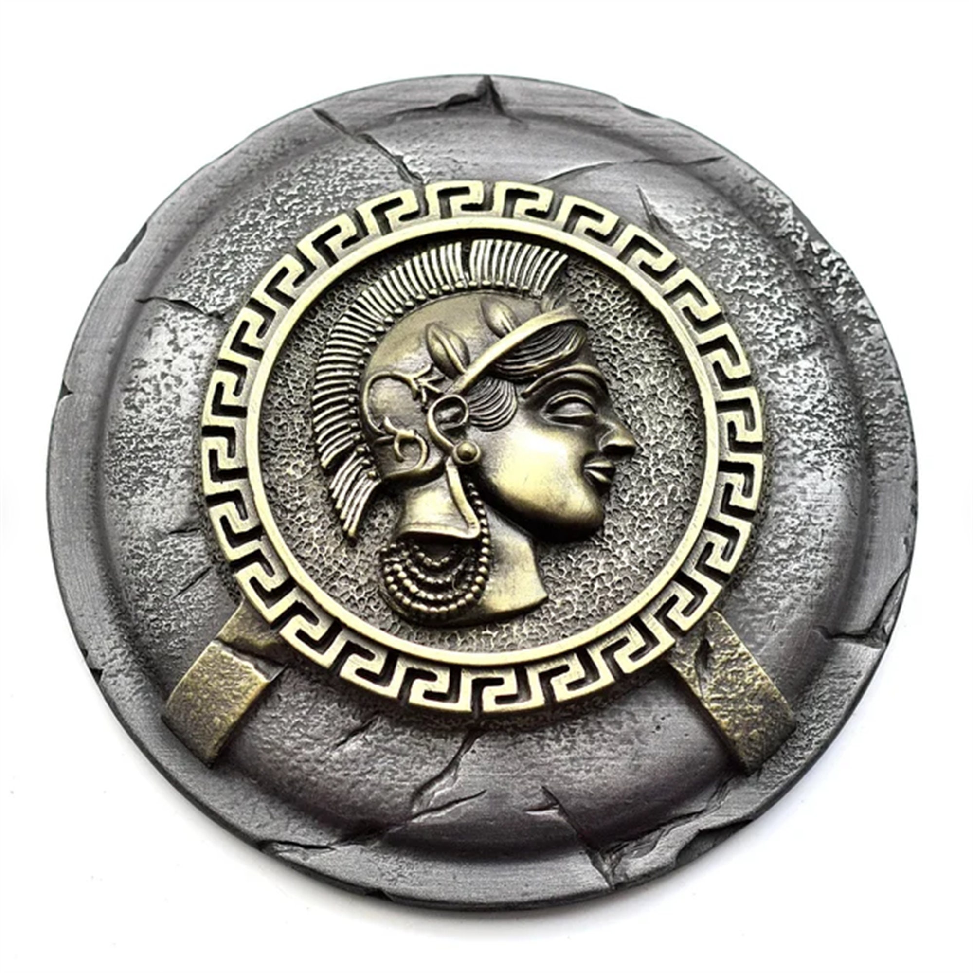 Athena Greek Mythology Wall Decor, Goddess Athena on Spartan Shield ...