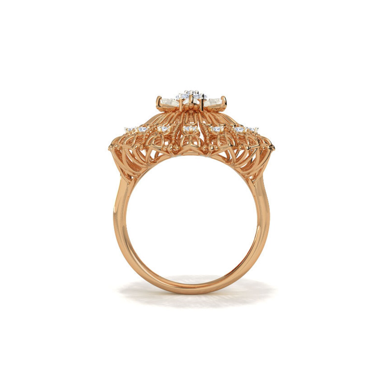 Ina Floret Diamond Ring Engagement Ring Wedding Ring Anniversary Ring ...