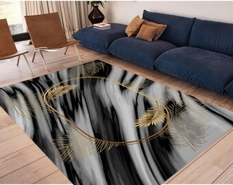Leaf Pattern Carpet - Etsy