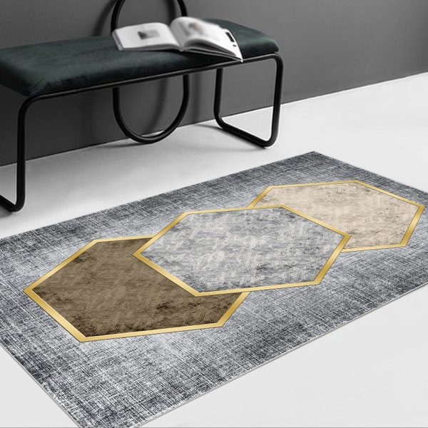 Pentagon Pattern Rug - Etsy