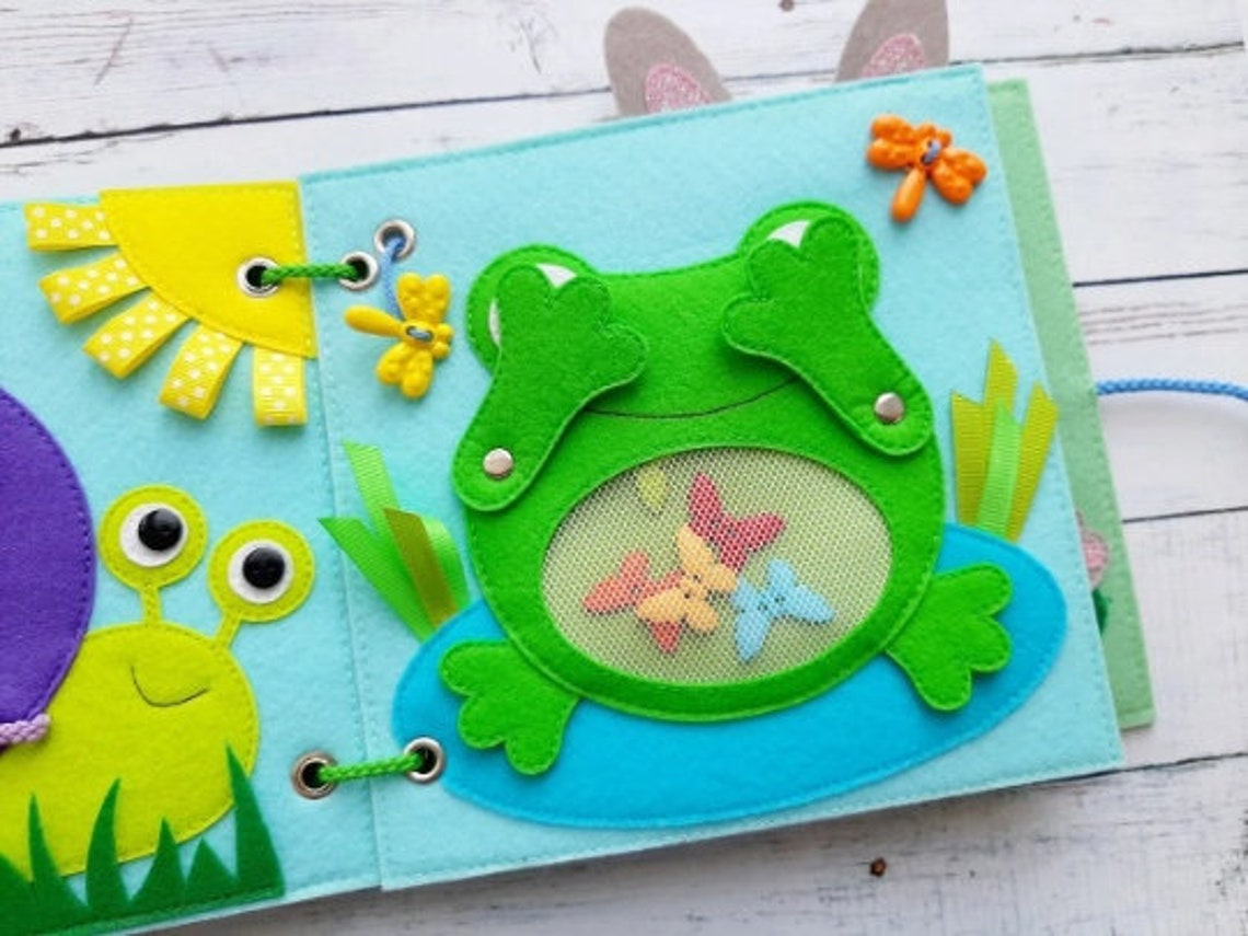 Forest Animals Quiet Book Pattern PDF, Felt Book Template, Woodland ...